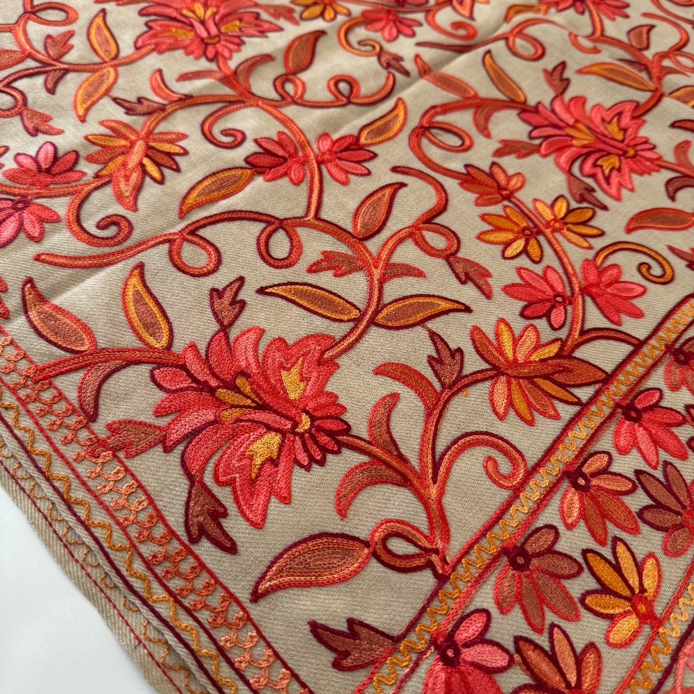 Embroidered Shawl - Gem